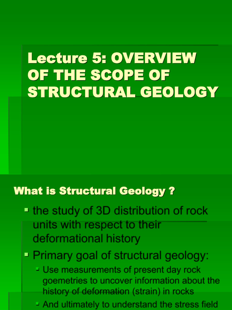 Understanding Structural Geology Basics | PDF | Structural Geology | Geology