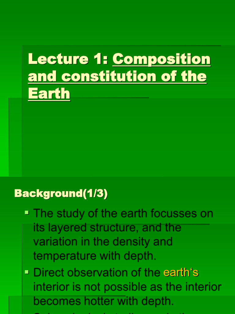 Earth’s Layers: Composition & Structure | PDF | Earth | Rock (Geology)