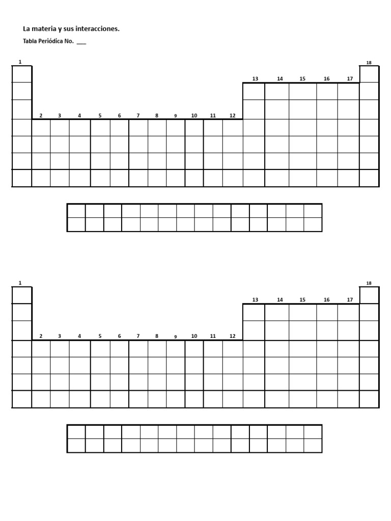 Esqueletos de Tabla Perio-Dica | PDF