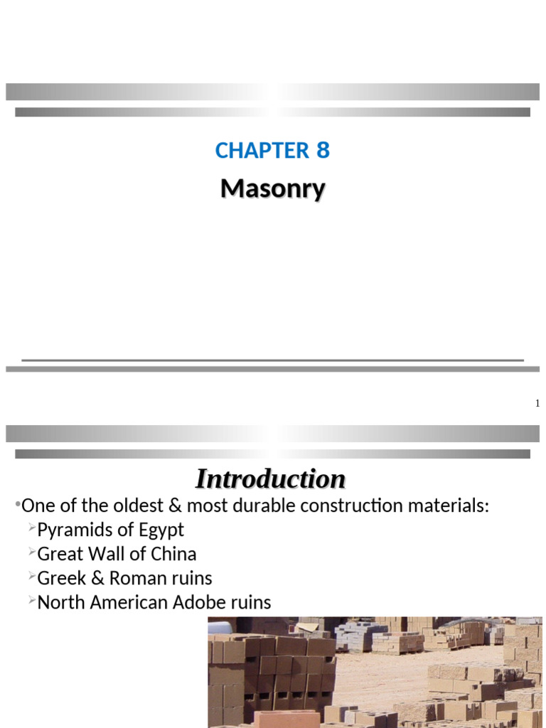 Types and Properties of Masonry Units | PDF | Masonry | Building Materials