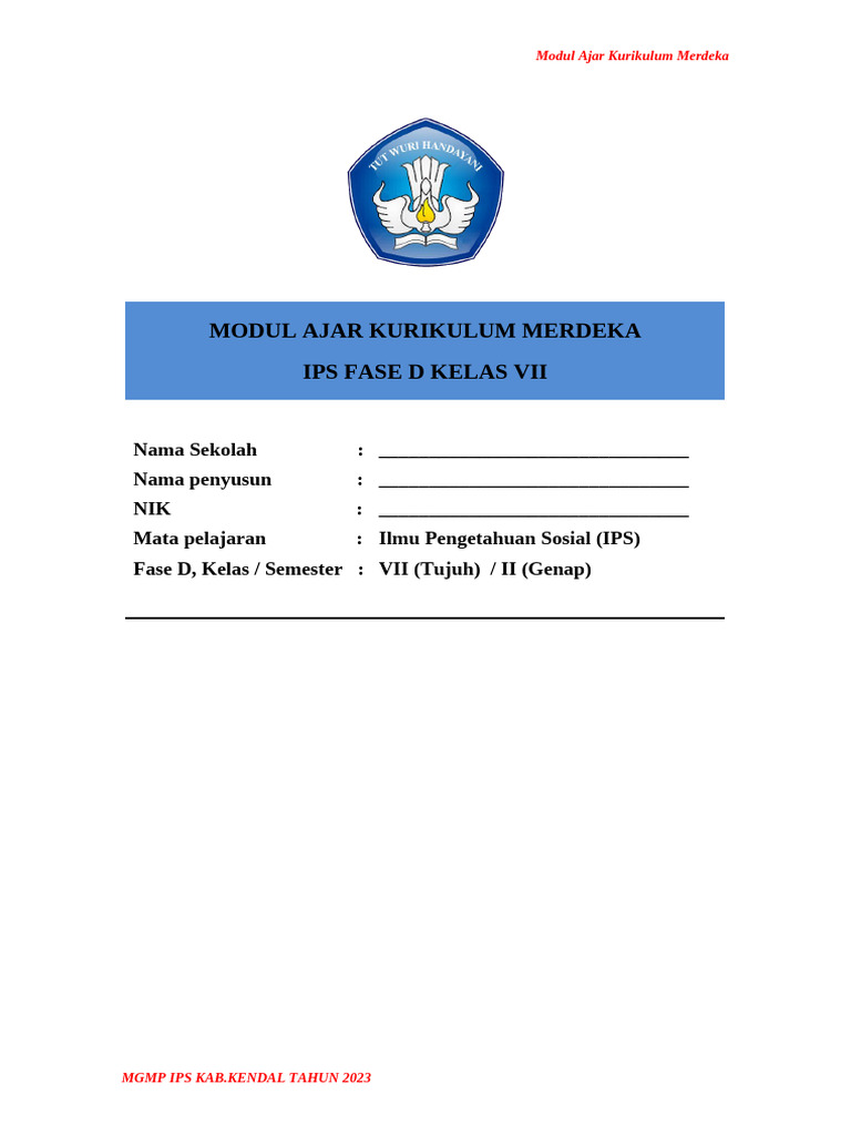 Modul Ajar Tema 03 | PDF