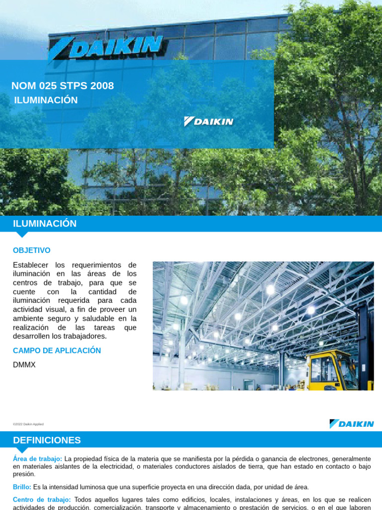 Nom 025 Stps 2008 - Requerimientos Iluminación | PDF | Encendiendo ...