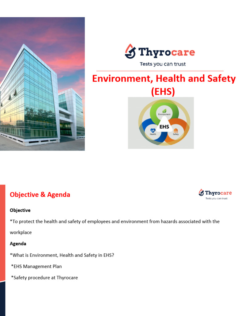 Environmental Health and Safety | PDF | Occupational Safety And Health ...