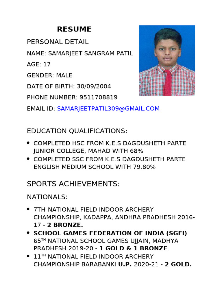 Samarjeet Patil | PDF