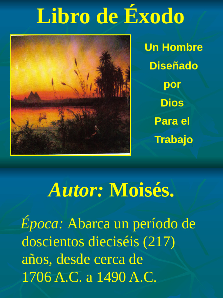 Éxodo: Redención y Ley de Israel | PDF | Libro del éxodo | Moisés