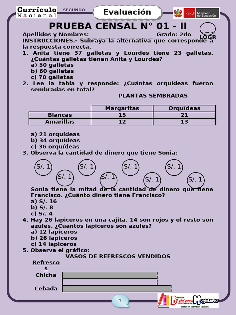 MATEMATICA - 2DO | PDF