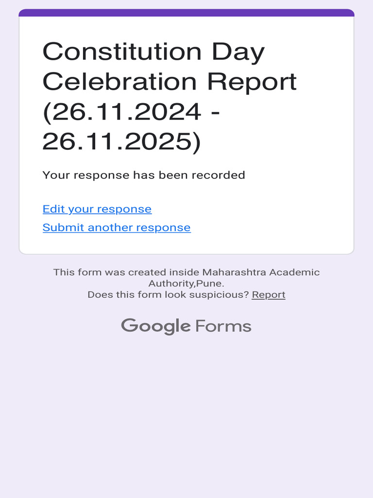 Constitution Day Celebration Report 2024 | PDF