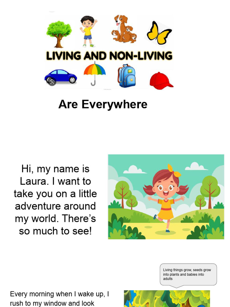 Exploring Living and Non-Living Things | PDF