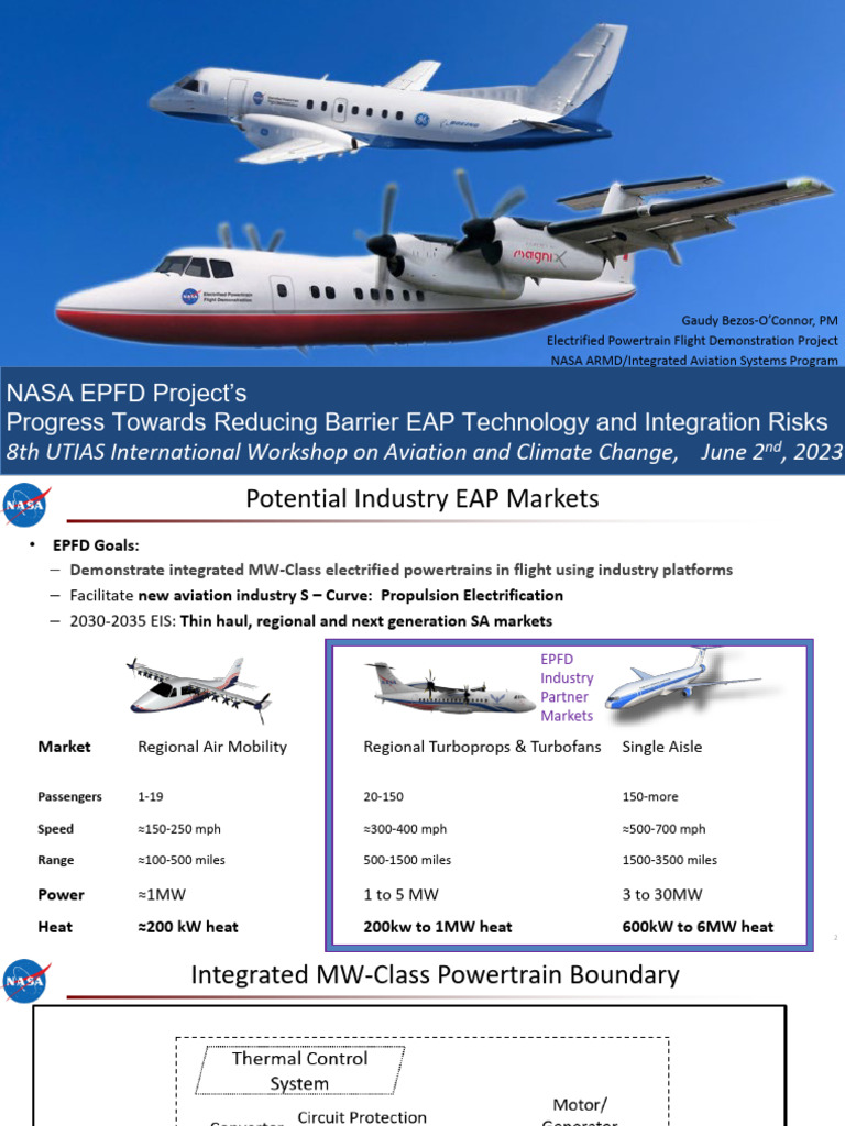 2023NASA EPFD项目在降低EAP技术屏障和集成风险方面的进展 | PDF | Spacecraft Propulsion ...