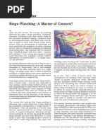 Binge-Watching: Harmful or Harmless? | PDF | Insomnia | Sleep