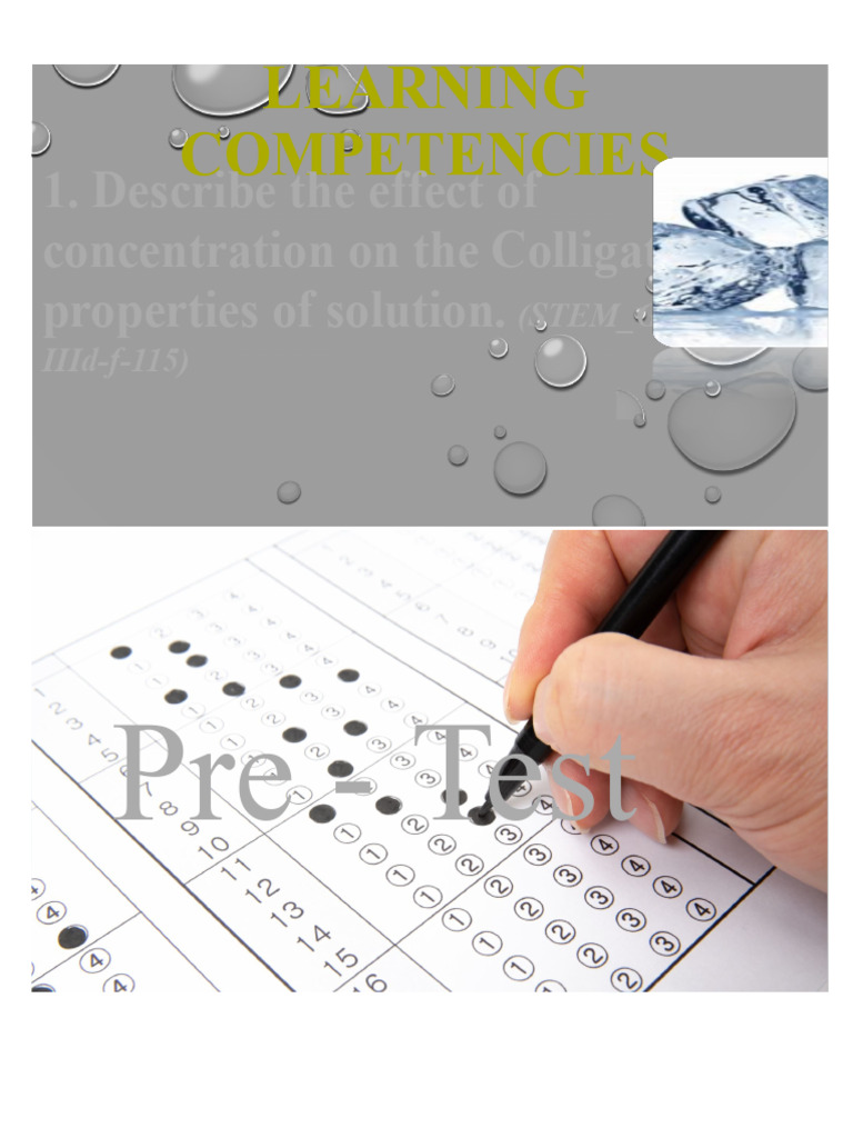 Colligative Properties and Freezing Point | PDF | Solvation | Chemical ...
