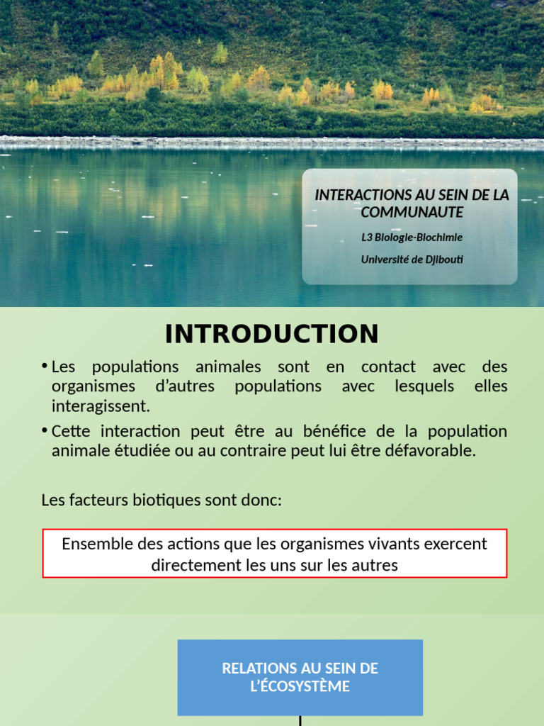 Chap2 Ibrahim | PDF | Prédation | Parasitisme