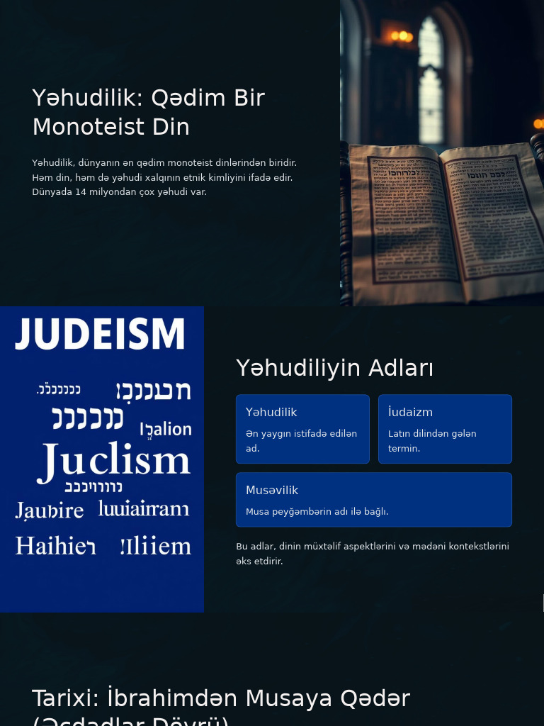 Yehudilik Qedim Bir Monoteist Din | PDF