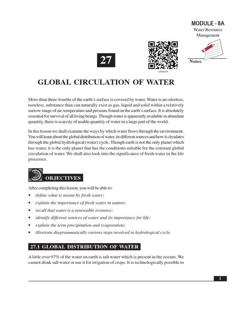 Global Water Circulation Explained | PDF | Water | Water Cycle