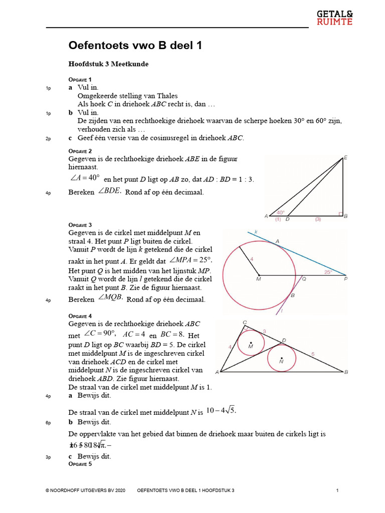 Kopie Van GR12 - VB1 - H03 - Oefentoets | PDF