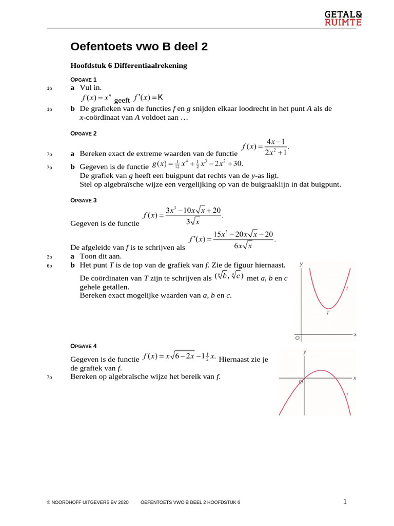 Kopie Van GR12 - VB2 - H06 - Oefentoets | PDF