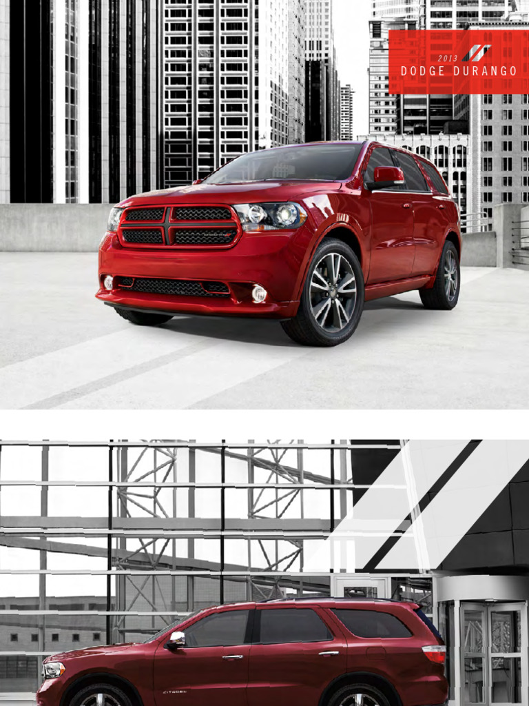 2013 Dodge Durango Overview and Specs | PDF | Land Vehicles ...