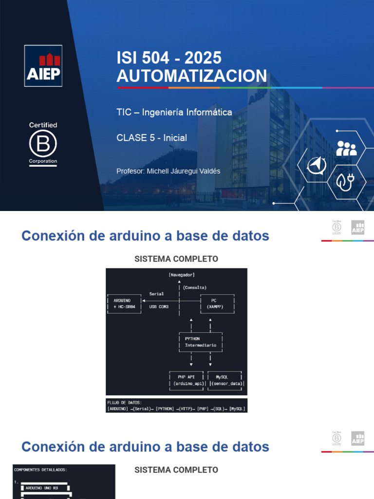 Conexión Arduino a MySQL: Guía Completa | PDF | Php | Mi sql