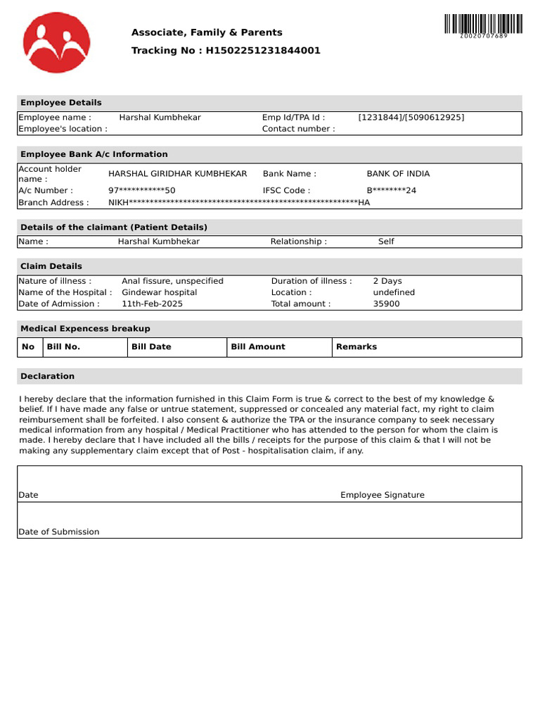 Claim Form Maven | PDF