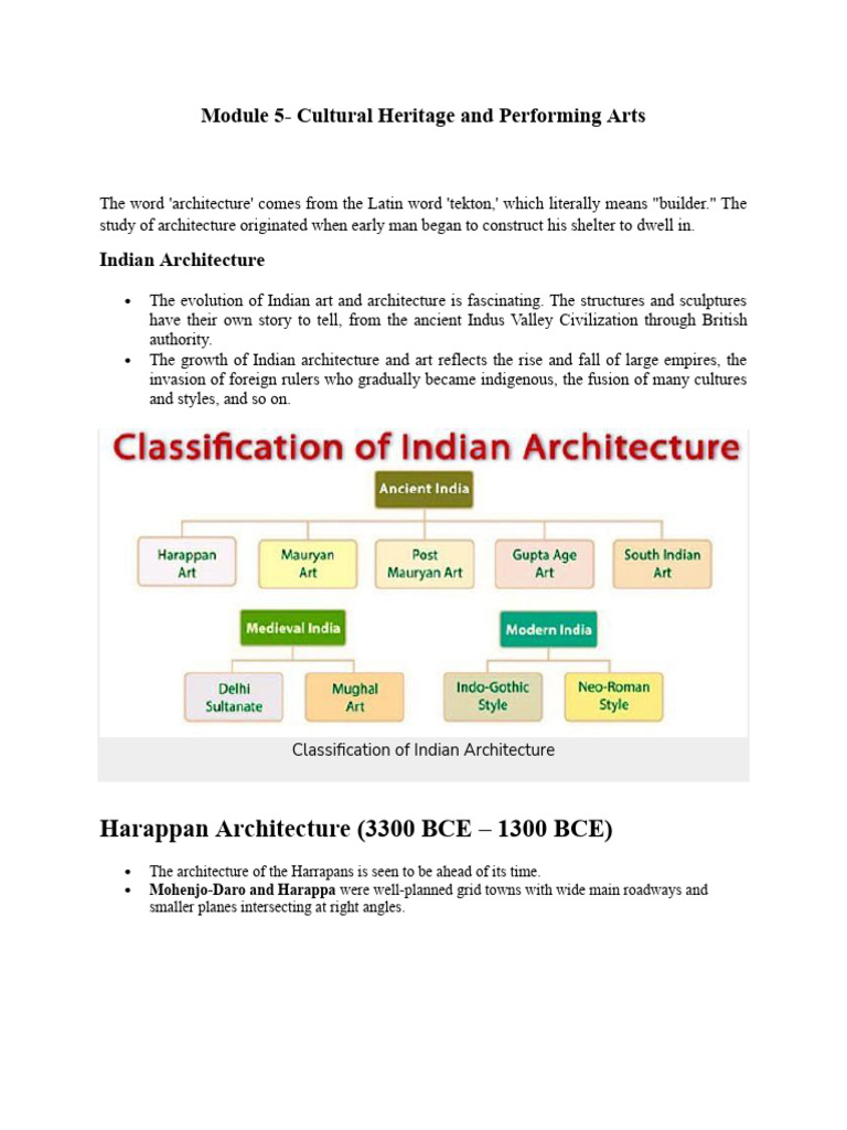 Unit-5 Cultural Heritage and Performing Arts | PDF | Sculpture
