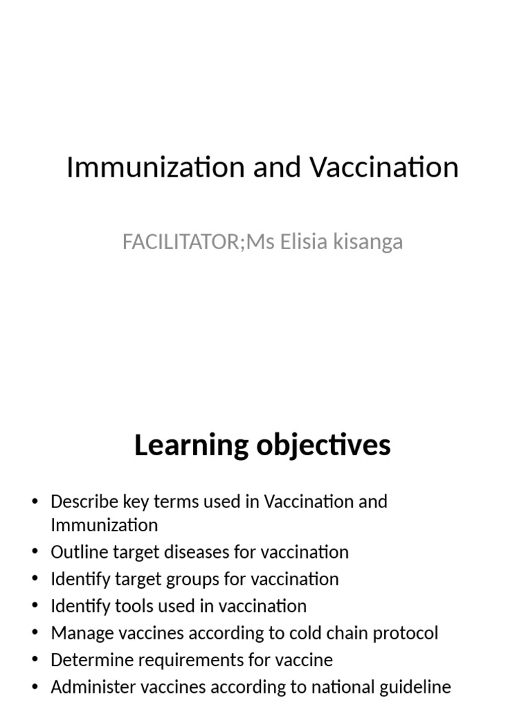 SESSION 10 A.immunization and Vaccination | PDF | Vaccines | Immune System