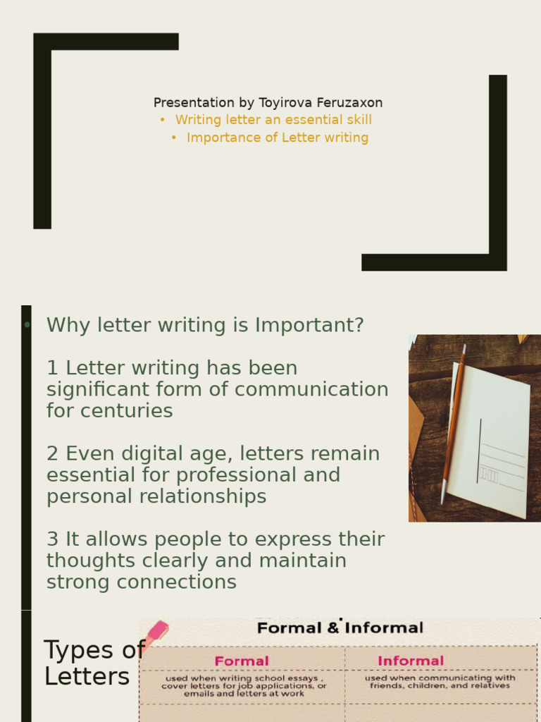 Mastering Letter Writing Skills | PDF