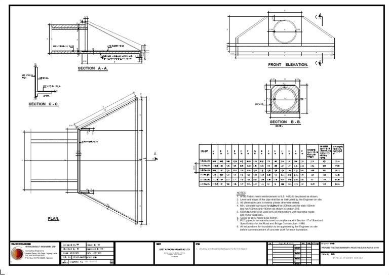IEL-29-06-06 - 14 - Roadworks Standard Details-CULVERT | PDF | Civil ...