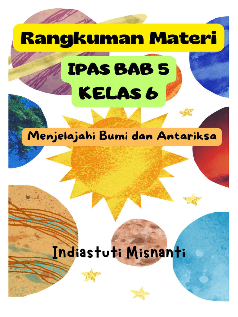 Rangkuman IPAS Bab 5 | PDF