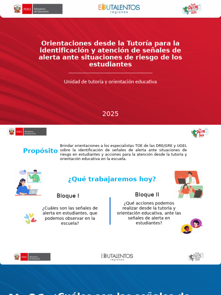 Señales de Alerta y Acciones Desde La TOE VFINAL | PDF | Comportamiento ...