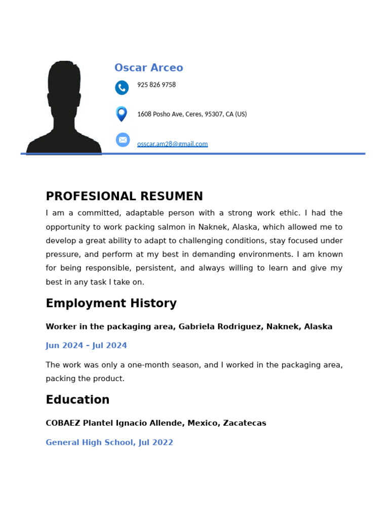 Resume of Oscar Arceo | PDF
