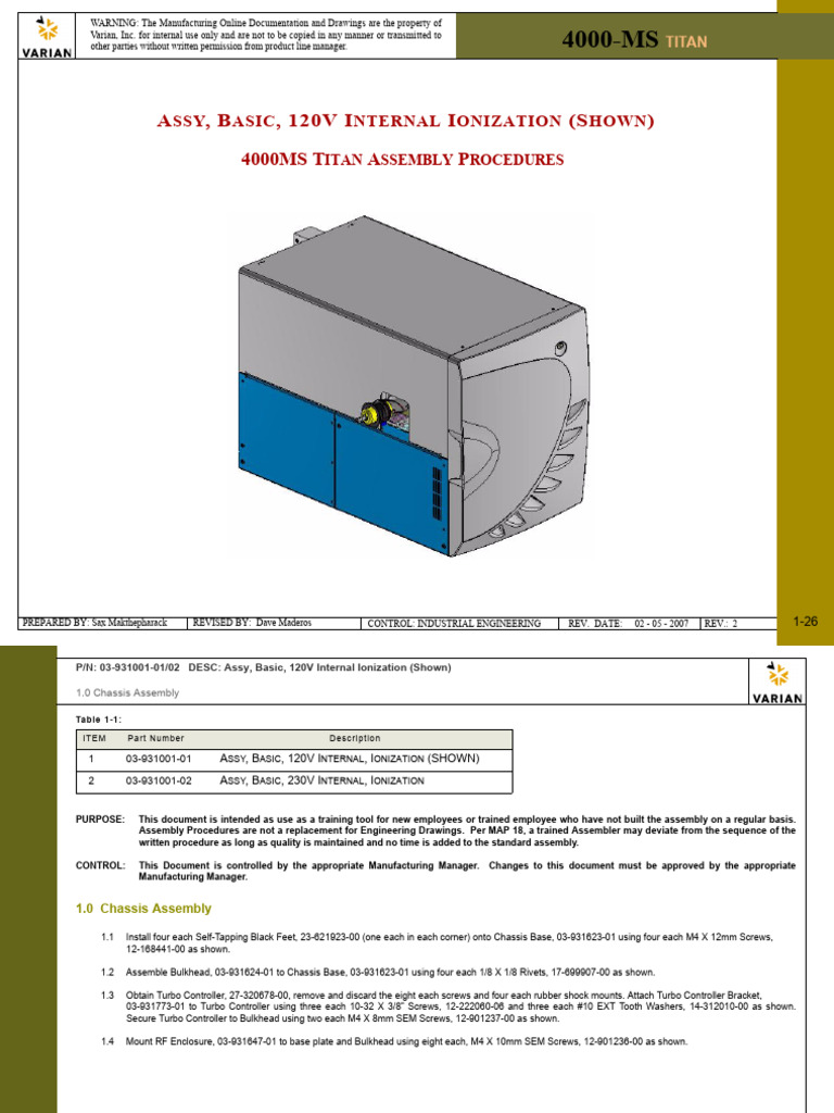 03-931001-XX. 4000 internal ionization basic assypdf | PDF | Electrical ...
