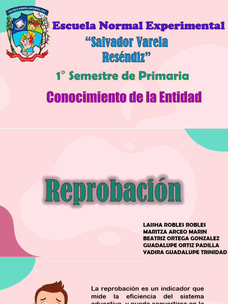 Reprobación 1 | PDF | Ciencias del comportamiento