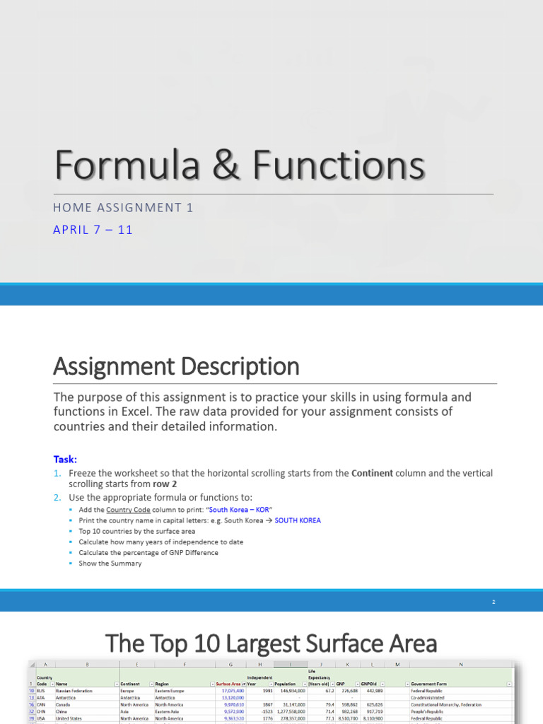 ECPR-S2025 Assignment 1 - Formula & Functions | PDF