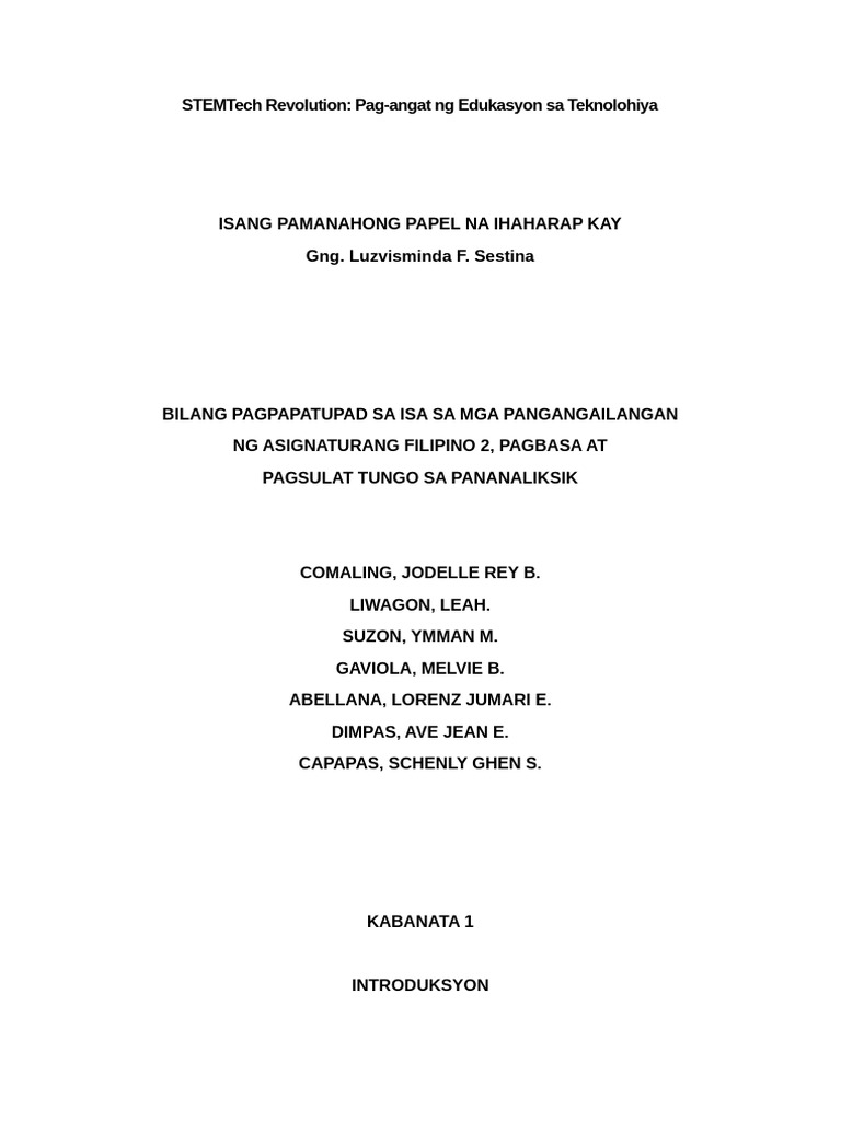 STEMTech Revolution | PDF