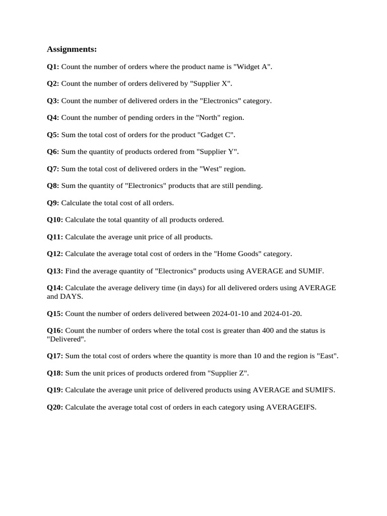 SCM Dataset Practice | PDF