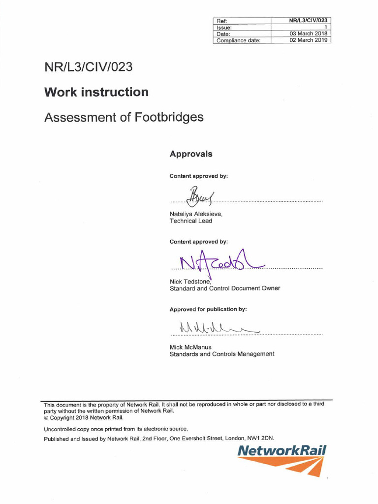 NR-023 1 1 | PDF | Bridge | Regulatory Compliance