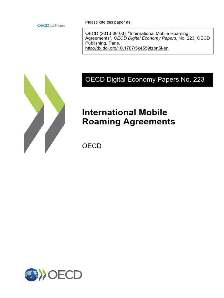 OECD - International Mobile Roaming Agreements | PDF | Roaming ...