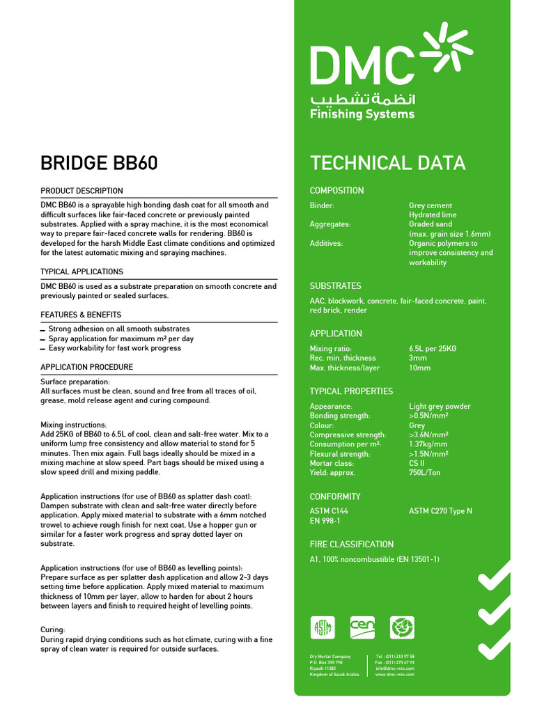 DMC-Bridge-BB60 250322 110528 | PDF | Concrete | Paint