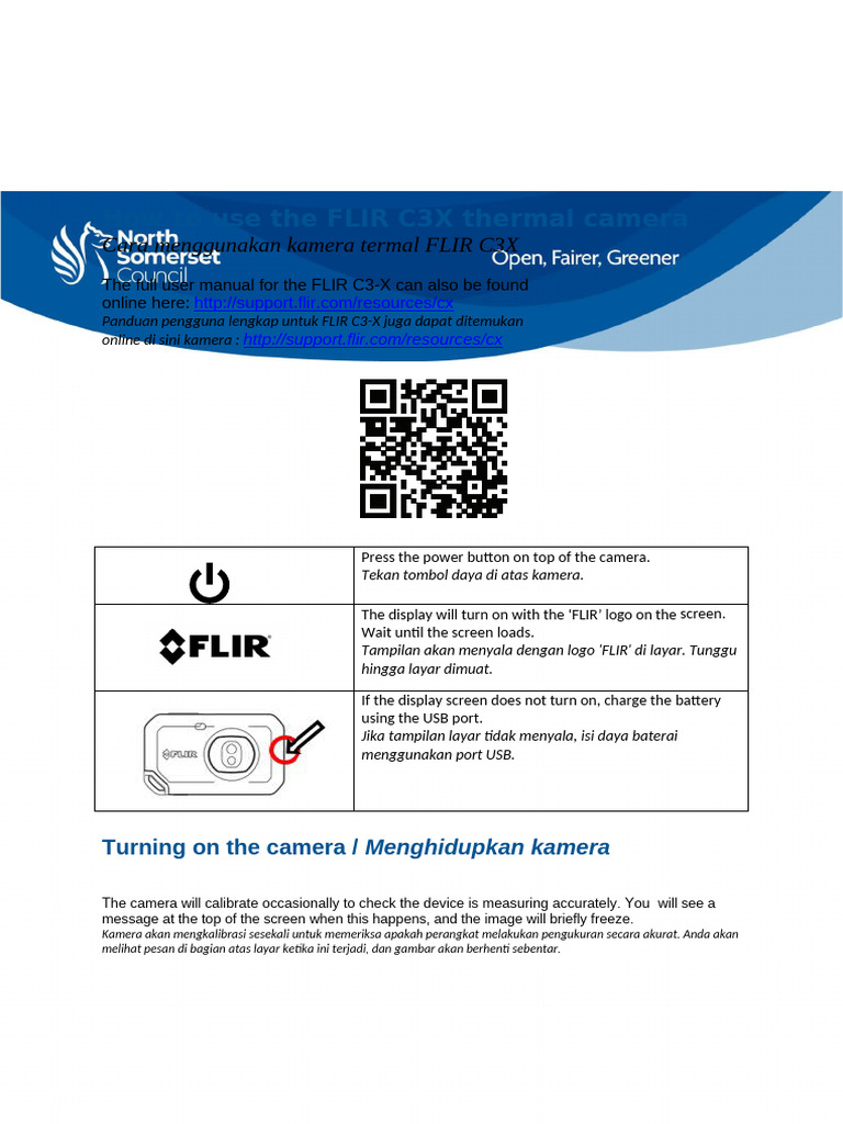 Cara Penggunaan Flir C3-X | PDF
