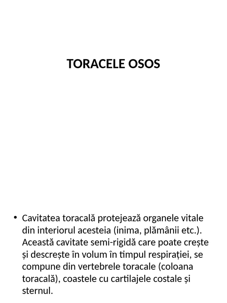 Toracele Osos Si Membrul Superior | PDF