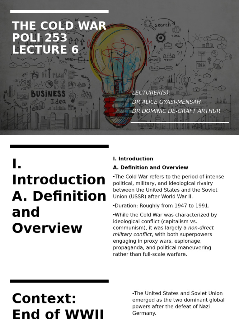 Understanding the Cold War Dynamics | PDF | Cold War | Soviet Union