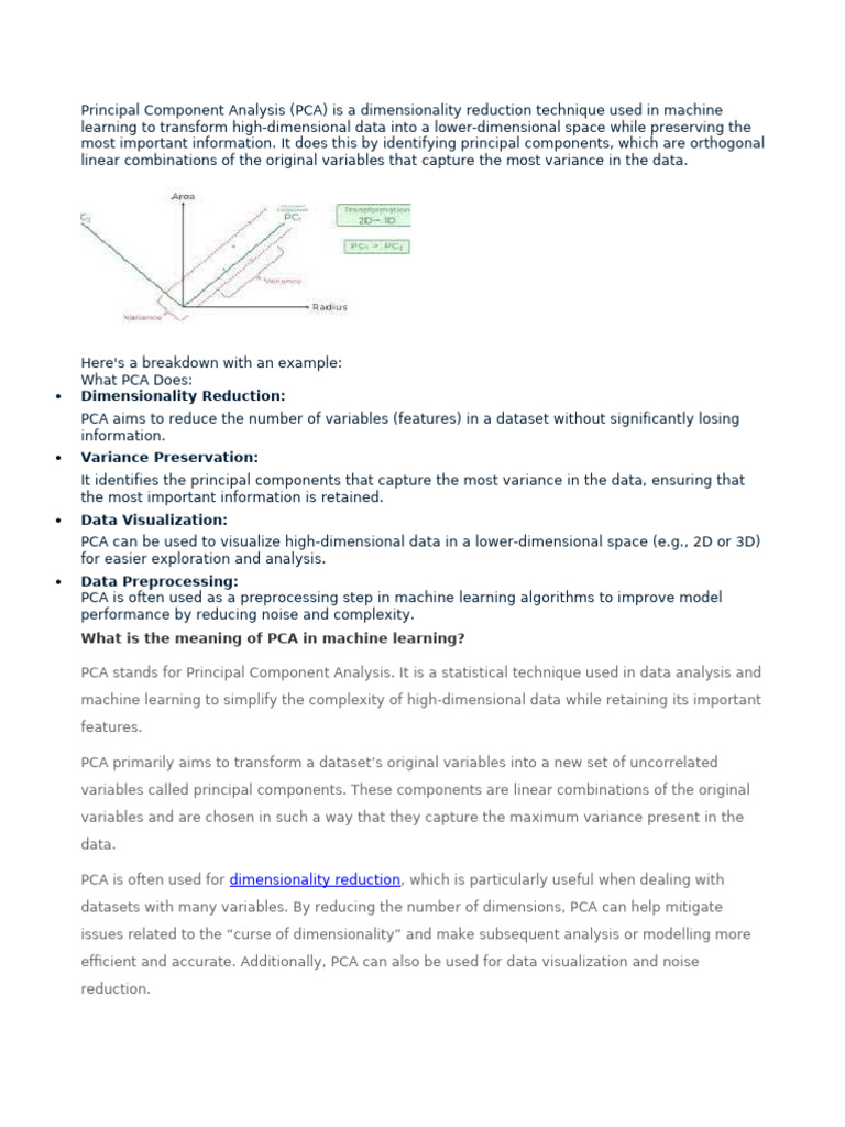 Principal Component Analysis | PDF | Principal Component Analysis | Eigenvalues And Eigenvectors