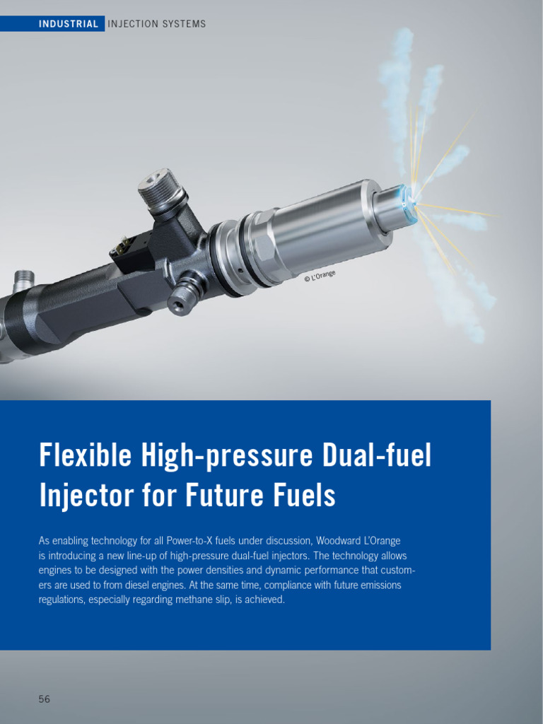 High-Pressure Dual-Fuel Injector Innovations | PDF | Diesel Engine ...