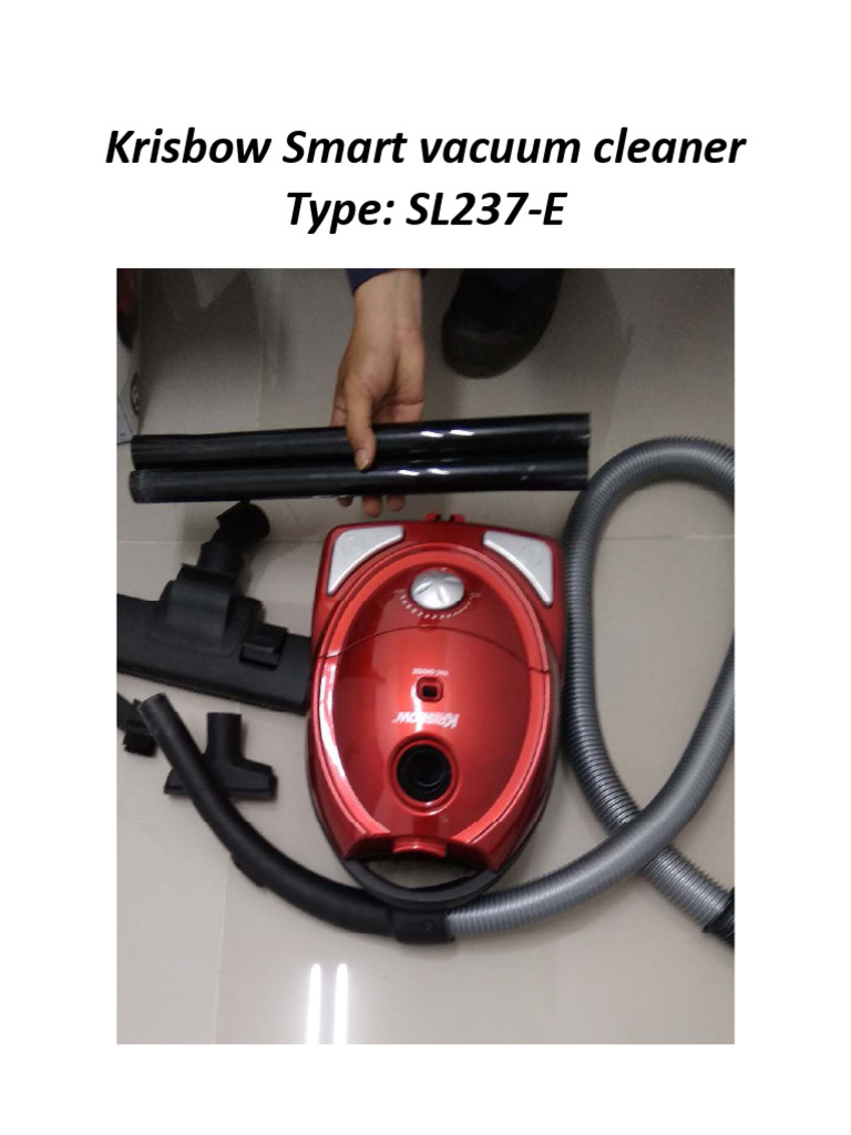 Krisbow Smart Vacuum Cleaner SL237-E | PDF