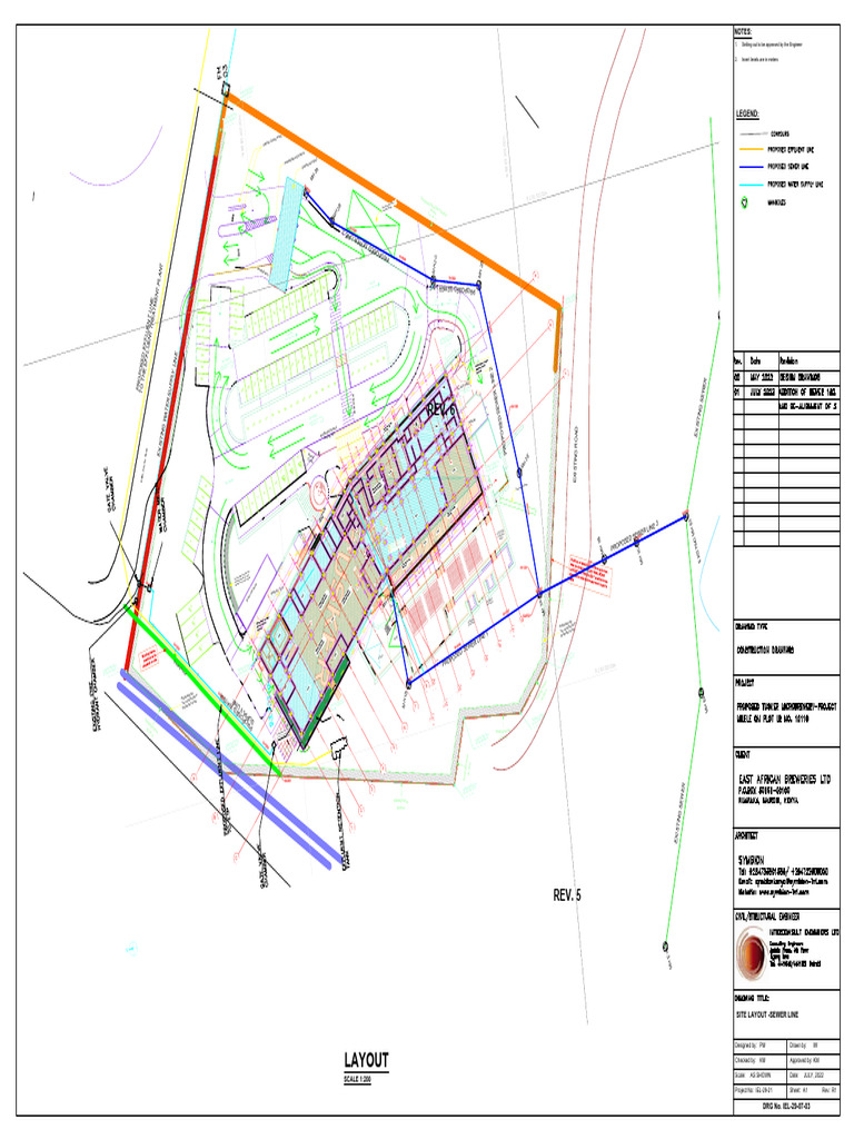 IEL-29-07 - Sewer Layouts and Profiles-Rev. 1 | PDF