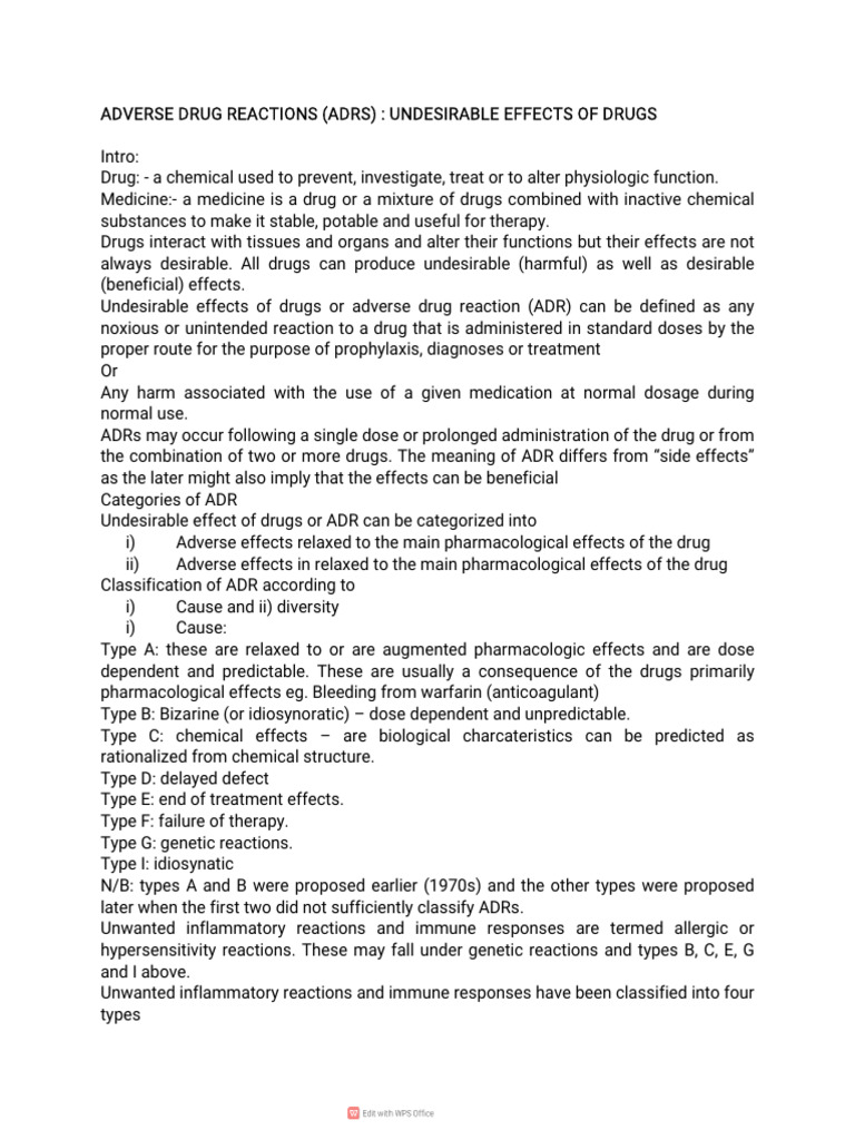 ADVERSE_DRUG_REACTIONS_Undesirable_effects_of_drugs | PDF