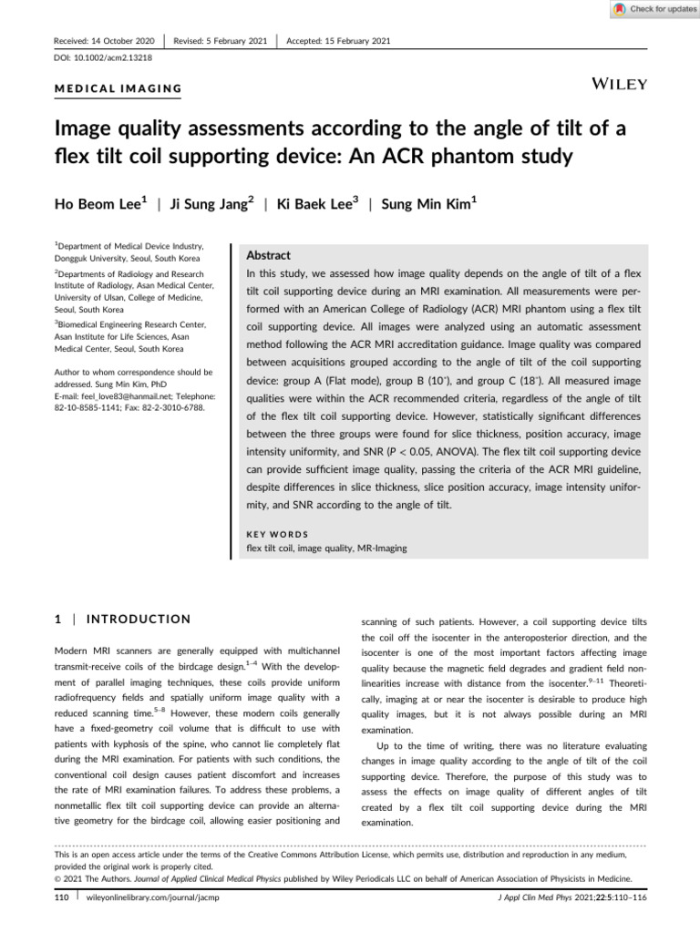 Meutia Rahmi Afifa - 24040123420032 - UAS QA&QCFismed | PDF | Magnetic Resonance Imaging | Radiology