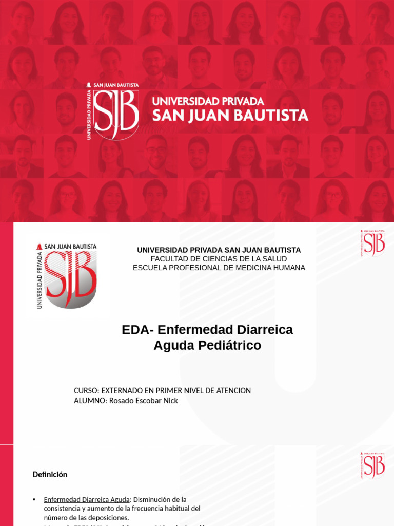 EDA-pptx | PDF | Diarrea | Especialidades Medicas
