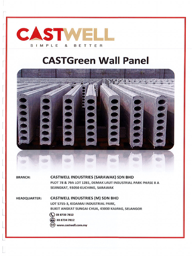 CASTGreen Wall Panel | PDF