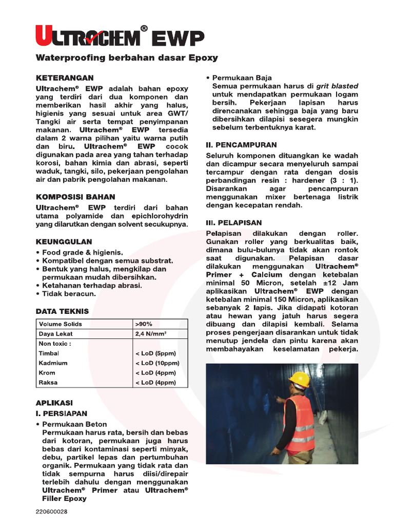 Spek - ULTRACHEM EWP - ULTRACHEM (28 JUN 2022) | PDF